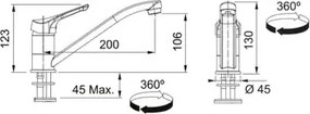 Franke Basic - Dřezová baterie FB 250.031 chrom