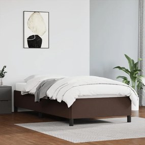 vidaXL Rám postele hnědý 90 x 200 cm umělá kůže