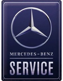 Postershop Plechová cedule: Mercedes-Benz Service - 30x40 cm