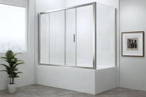 Polysan DEEP sprchová boční stěna 80 x 165 cm chrom čiré sklo MD3216