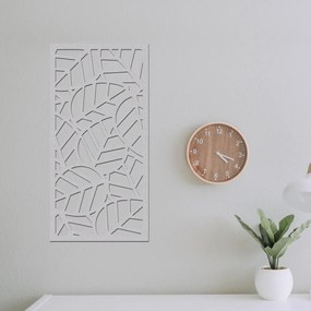 dřevo života Dřevěný dekorační panel LEAF II Rozměry (cm): 30x60, Barevný vzor: Šedá