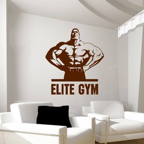 Živá Zeď Samolepka na zeď Elite Gym Barva: černá