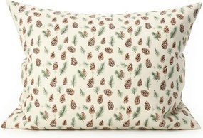 Bavlněný povlak na polštář PINE CONES 50x70 cm, barevný