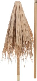 Přírodní slaměný dekorační slunečník Straw S - ∅ 150*270 cm