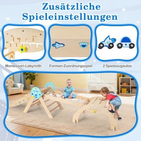 Costway 9 v 1 Montessori prolézačka sada s lezeckým obloukem