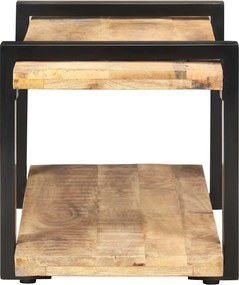 TV stolek 90 x 40 x 40 cm hrubé mangovníkové dřevo 320493
