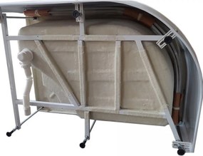 BPS-koupelny Hydromasážní box HYD-Victor 120 P, 120x85 pravý bez sauny