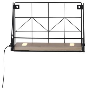 Leuchten Direkt 15276-18 - Police s LED osvětlením BOARD 2xLED/1,75W/230V 30 cm