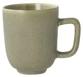 Villa Collection Kameninový hrnek s ouškem Shoku Pure Green 33 cl