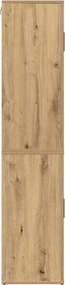 Vysoký bufet Artisanový dub 80 x 33 x 150 cm Kompozitní dřevo 3334337