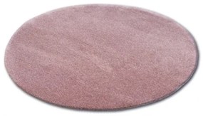 3kraft Kulatý koberec SHAGGY MICRO růžový