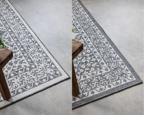ELLE Decoration, Kusový koberec Gemini 106023 Silver z kolekce Elle – na ven i na doma, 80x150, šedá, chodba / předsíň