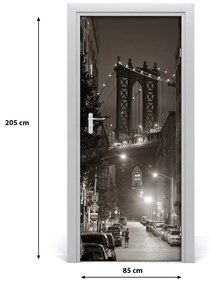 Fototapeta samolepící dveře Manhattan New York 85x205 cm