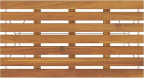 vidaXL 7dílný skládací bistro set masivní akáciové dřevo a ocel [3152101] Barva: Bílá