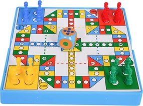 Společenská hra LUDO Penguin modrá