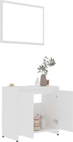 vidaXL 4dílný set koupelnového nábytku dřevotříska [3056889] Barva: dub sonoma
