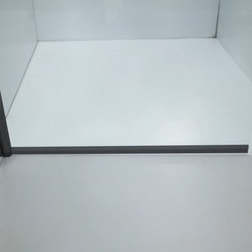 JET NEW Black 75 x 140 cm Vanová zástěna jednodílná