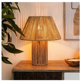 Atmosphera - Stolní lampa ADRIA 1xE27/40W/230V juta 195360