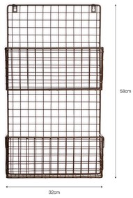 Nástěnný stojan na časopisy Farringdon Garden Trading