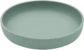 KikkaBoo Talíř Platinum Silicone Sage / od 6 měsíců