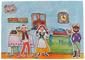 MARIONETINO Loutky a kulisy k pohádce ČERT A KÁČA