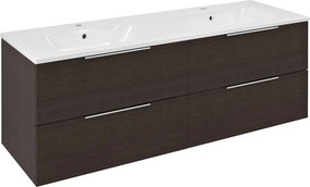 Sapho Cirasa - Umyvadlová skříňka 140x52x46 cm, 4x zásuvka, borovice rustik CR141-1616-21