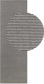 ELLE Decoration, Běhoun Perles 106187 Cream Anthracite z kolekce Elle, 80x240, šedá, ložnice