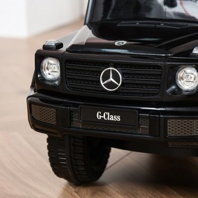 Posuvné autíčko s odrážedlem Mercedes-Benz G350 posuvné autíčko s volantem 3 v 1 pro děti od 18 do 36 měsíců Černá barva