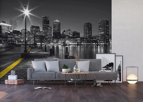 Fototapeta na zed' Noční Nábřeží Bostonu | 360 x 254 cm | DFTS1317