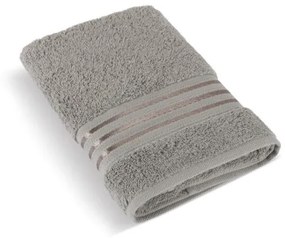 Bellatex Froté ručník kolekce Linie, tmavě šedý - 50x100 cm