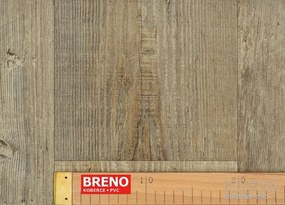 Breno PVC PRESTO PLUS Argentina 542 - tmavé dřevo, šíře 400 cm
