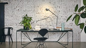 Artemide A0151W00+A003900 Tolomeo Midi Tavolo LED, designová stolní lampa, 9W LED 2700K, hliník, 100cm