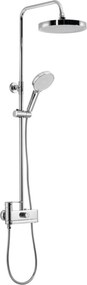 Sapho - Sprchový set s baterií, průměr 26 cm, 2 proudy, chrom CF139