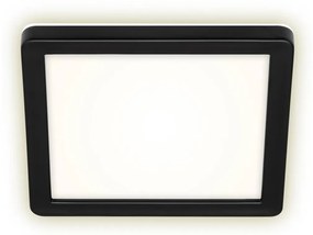 Briloner | Briloner 3010-015 - LED Stropní svítidlo LED/8W/230V 19x19 cm černá IP44 | BL1035