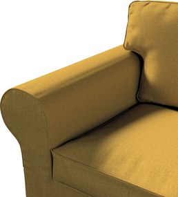 Potah na pohovku IKEA  Ektorp 2-místná, nerozkládací barva žlutá látka pletený vzor