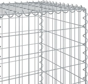 Gabionový koš s víkem 300 x 50 x 150 cm pozinkované železo 3295156