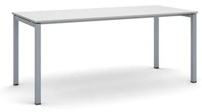 Stůl PRIMO SQUARE se šedostříbrnou podnoží 1800 x 800 x 750 mm, šedá