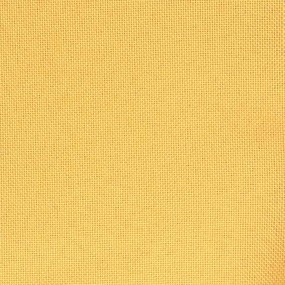 Otočná jídelní židle hořčicově žlutá textil 3087538