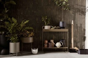 ferm LIVING Designový organizér Grib Toolbox Black, černá barva, kov