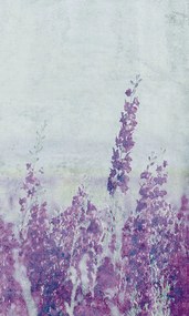 DIMEX | Vliesová fototapeta na zeď Abstrakt levandule MS-2-0365  | 150 x 250 cm | fialová, šedá