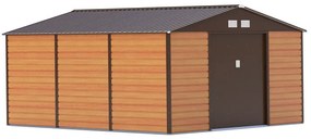 Zahradní domek G21 GAH 1300 - 340 x 382 cm, hnědý