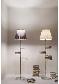Flos F1011046 Bibliotheque Nationale, stojací lampa s difusorem aluminizovaným bronzem, design Philippe Starck, 1x150W E27, 150cm
