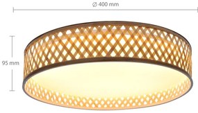 Brilagi - LED Stmívatelné stropní svítidlo CAMILA LED/48W/230V 3000-6500K + DO