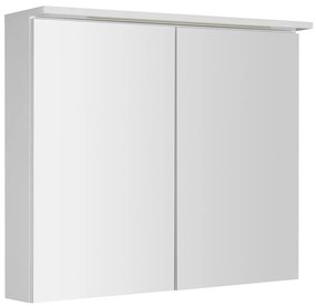 Aqualine, KAWA STRIP Galerka s LED osvětlením 80x70x22cm, bílá, WGL80S