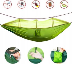 Ultralehká houpací síť 2v1 AntiMosquito s příslušenstvím