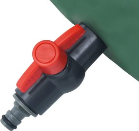 vidaXL Nádrž na vodu s kohoutkem skládací 1 250 l PVC [48608] Barva: Zelená