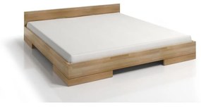 Dvoulůžková postel z bukového dřeva v přírodní barvě 160x200 cm Spectrum – Skandica
