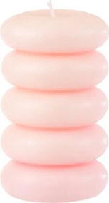 Sloupová svíčka MACARON 11,5 cm růžová