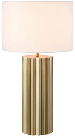 Markslöjd 108669 - Stolní lampa HASHIRA 1xE27/40W/230V bílá/mosaz