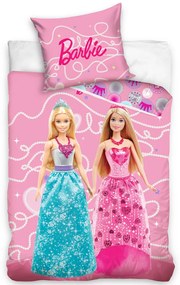 Dětské povlečení Barbie Dvě princezny 140x200/70x90cm